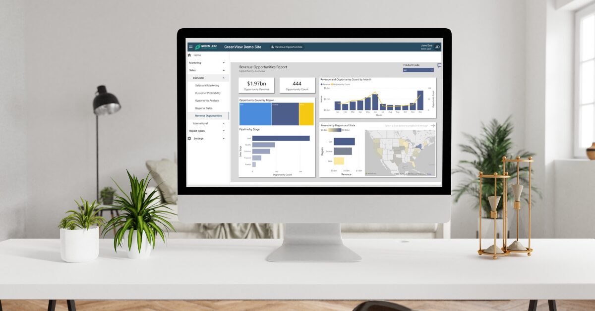 Enhancing Power BI Dashboards with GreenView | Green Leaf Consulting Group